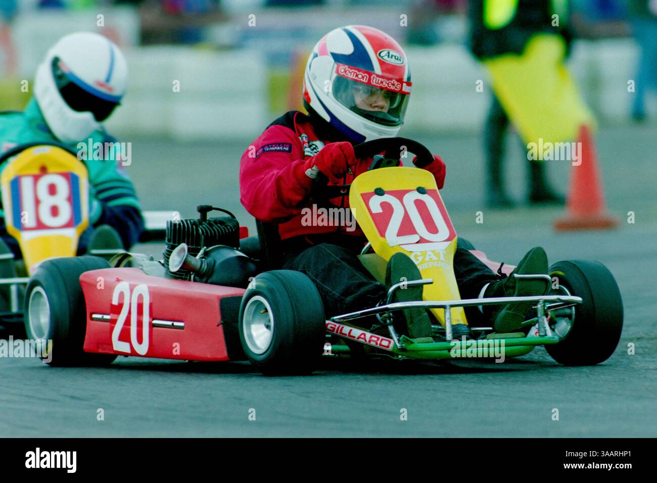 British professional racing driver Katherine Legge who competes mainly ...