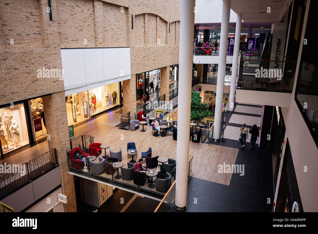 Lviv, Ukraine - March 31, 2025: A lively shopping mall Forum Lviv ...