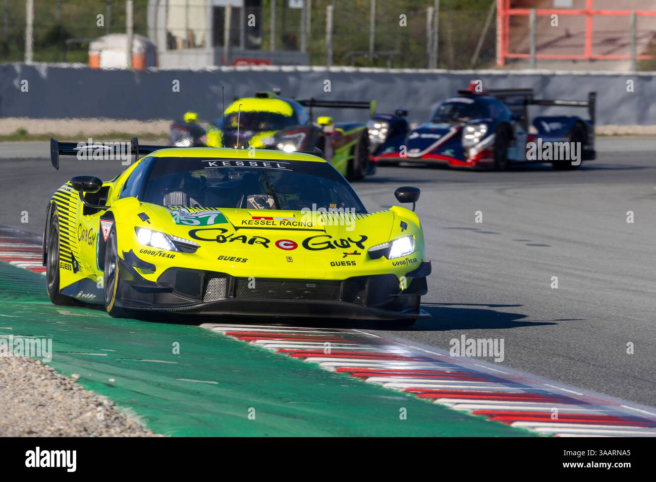 #57 Kessel Racing (CHE) Ferrari 296 (LMGT3) driven by Takeshi Kimura ...