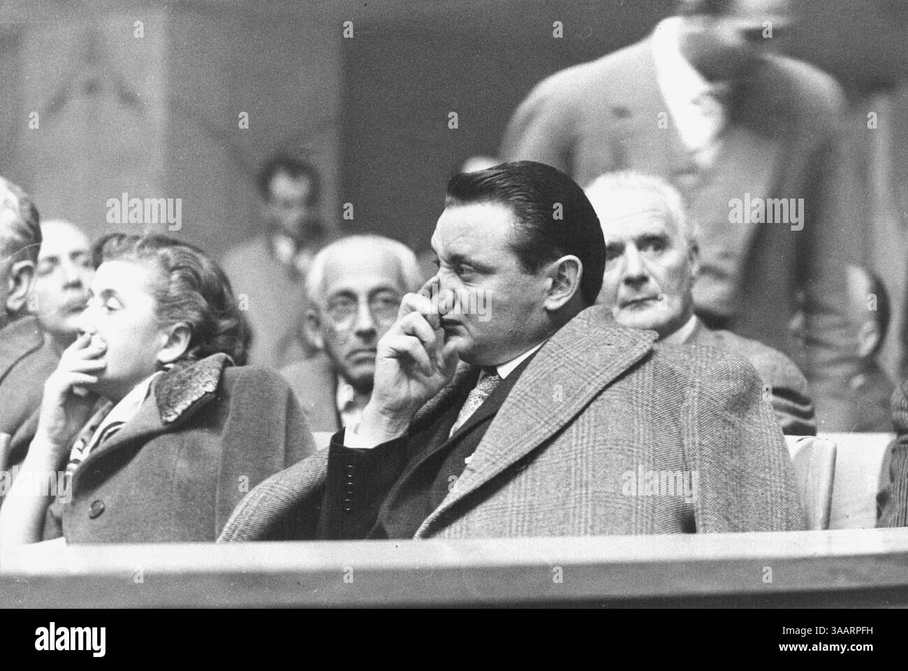People attending the Italian Communist Party (PCI)'s 8th Meeting. Rome ...