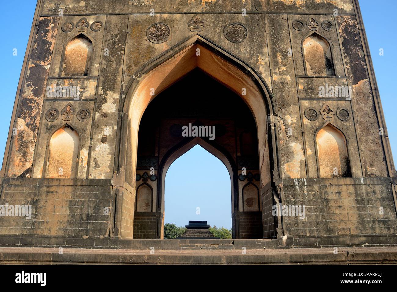 Partial view of the tomb, Barid Shahi Park, is a complex of the tombs ...