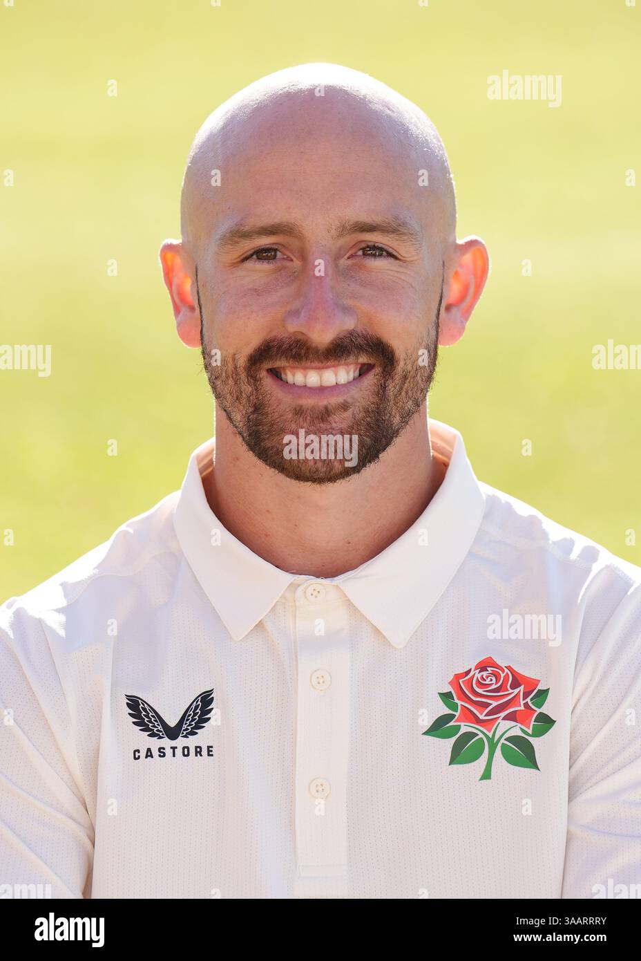 Lancashire's Josh Bohannon poses for a portrait, during a photocall at ...