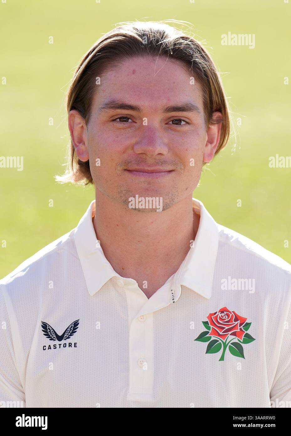 Lancashire's Ollie Sutton poses for a portrait, during a photocall at ...