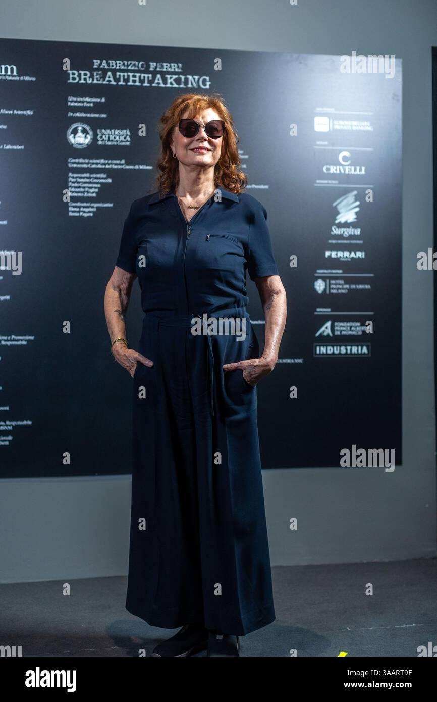 Susan Sarandon alla Presentazione dell'installazione di Fabrizio Ferri ...