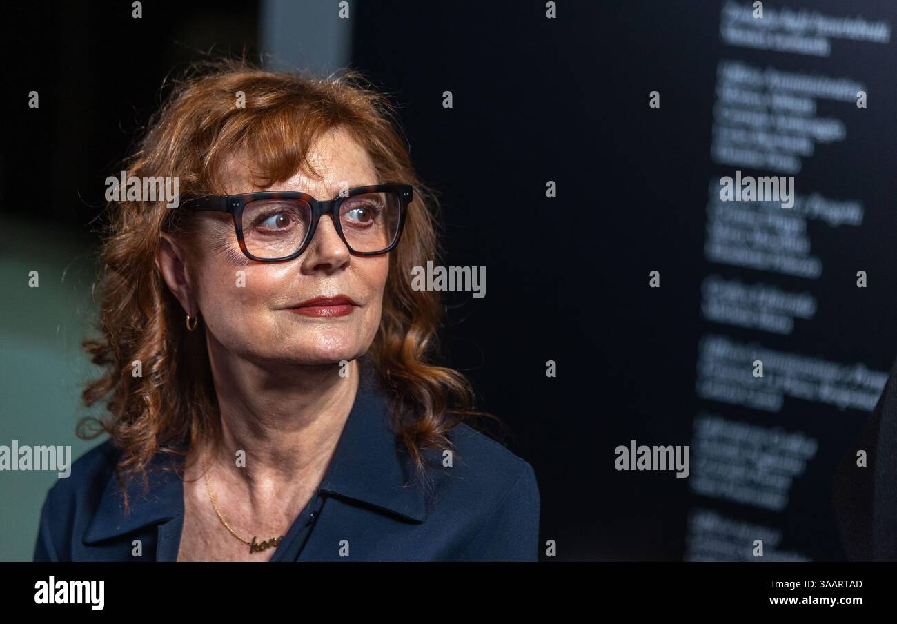 Milano, Italia. 01st Apr, 2025. Susan Sarandon alla Presentazione dell ...