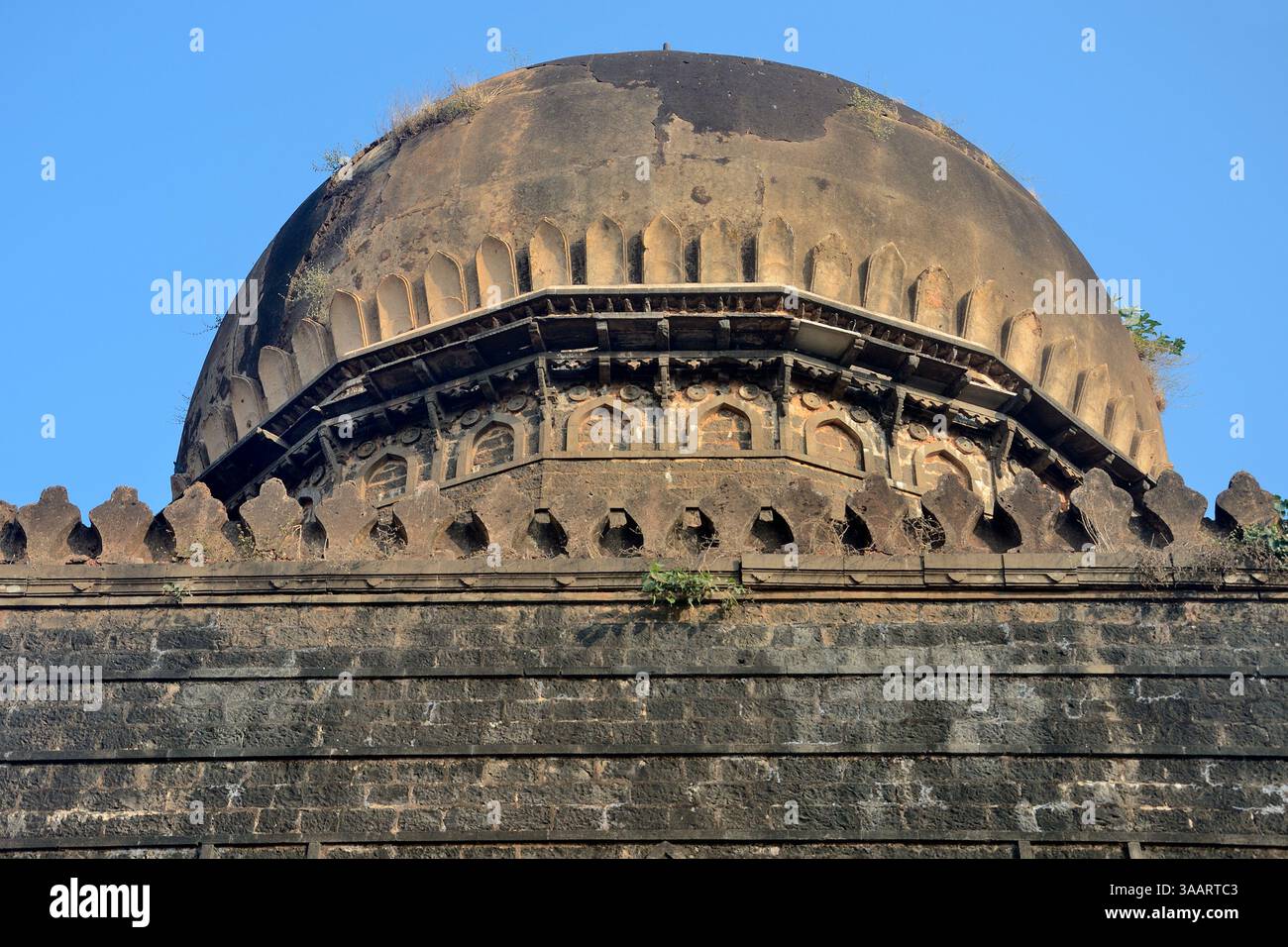 Partial view of the tomb, Barid Shahi Park, is a complex of the tombs ...