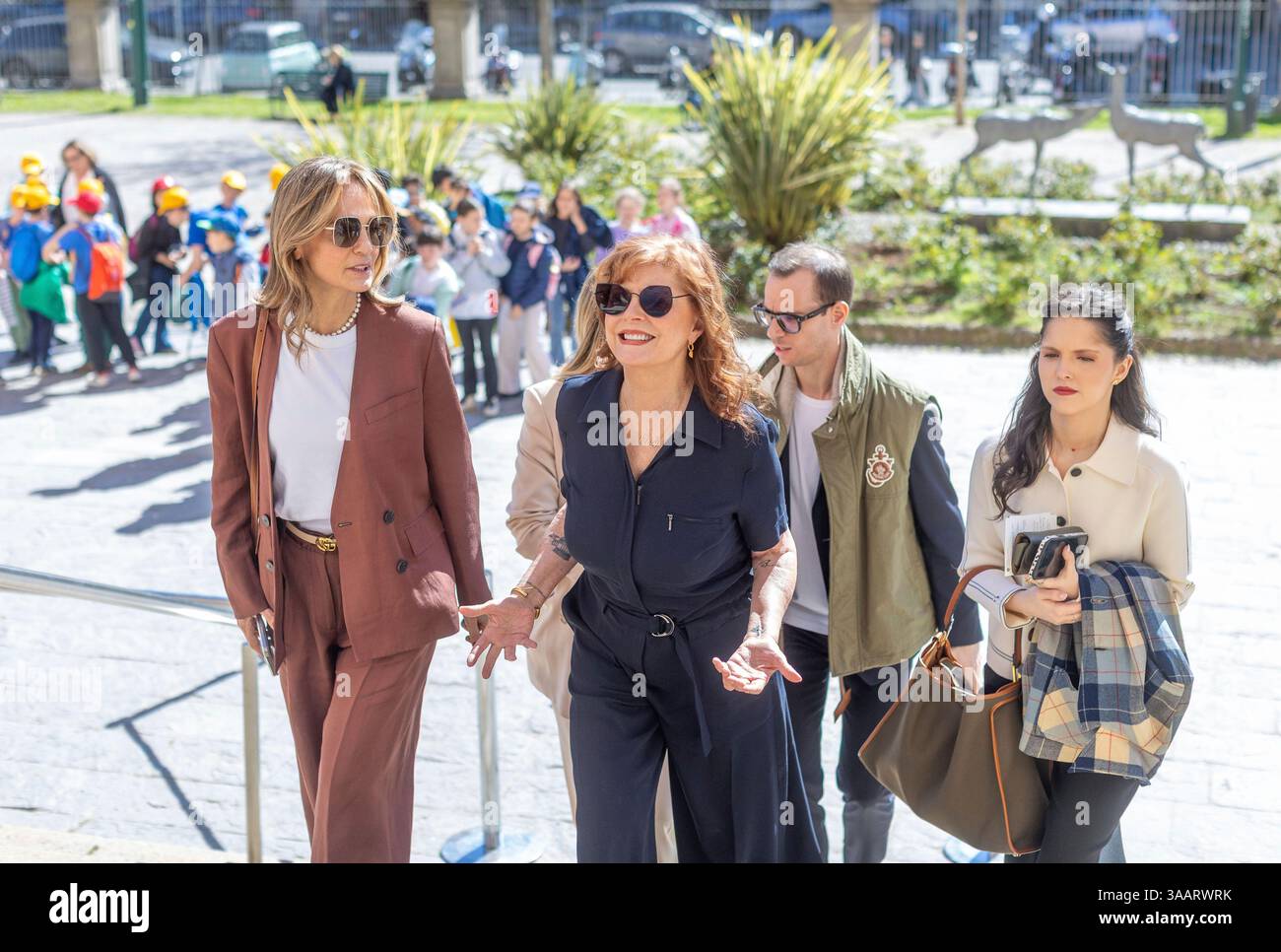 Susan Sarandon arrives for the presentation of Fabrizio Ferri's ...