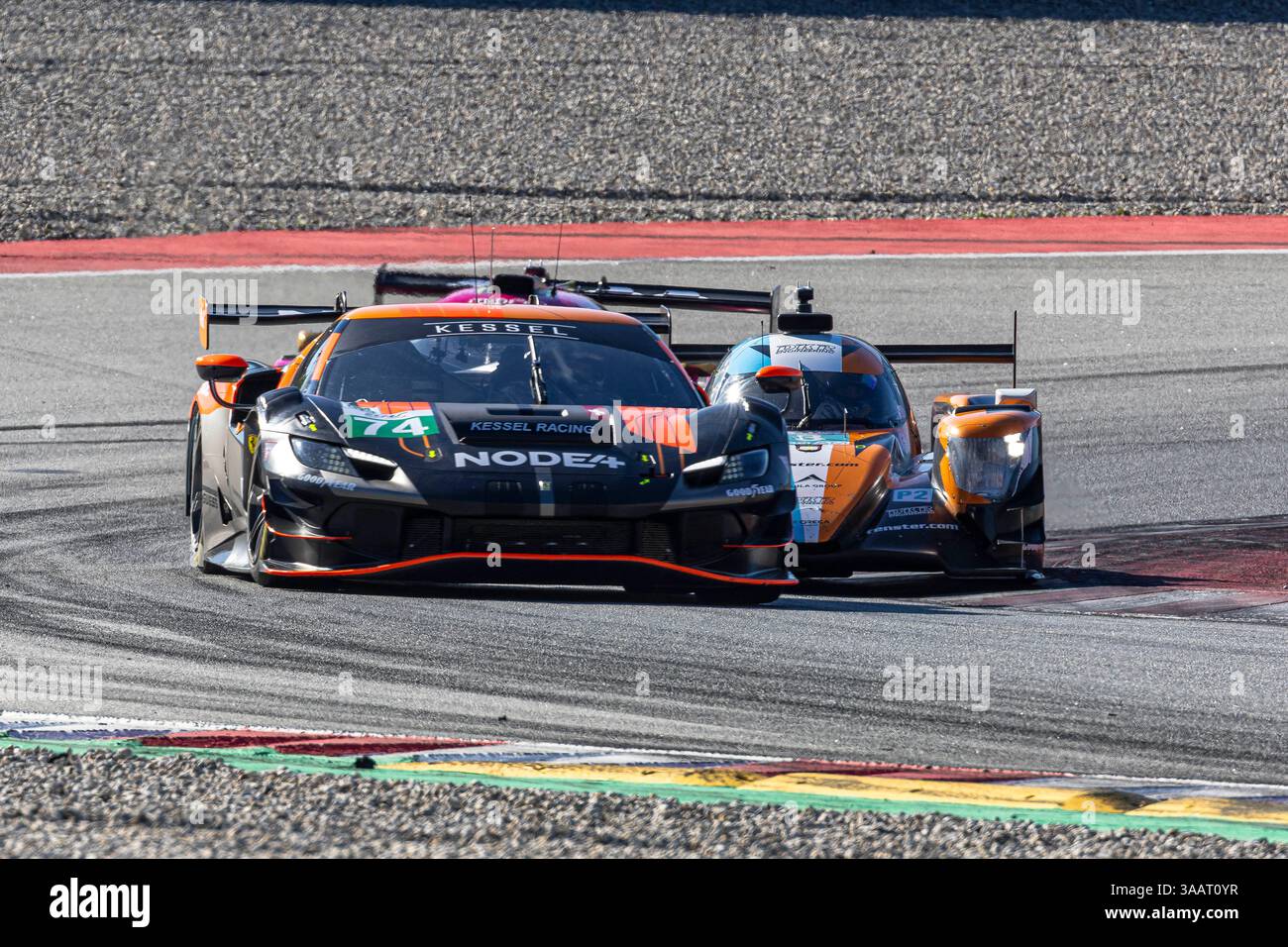 Barcelona, Spain. 31st Mar, 2025. #74 Kessel Racing (CHE) Ferrari 296 ...