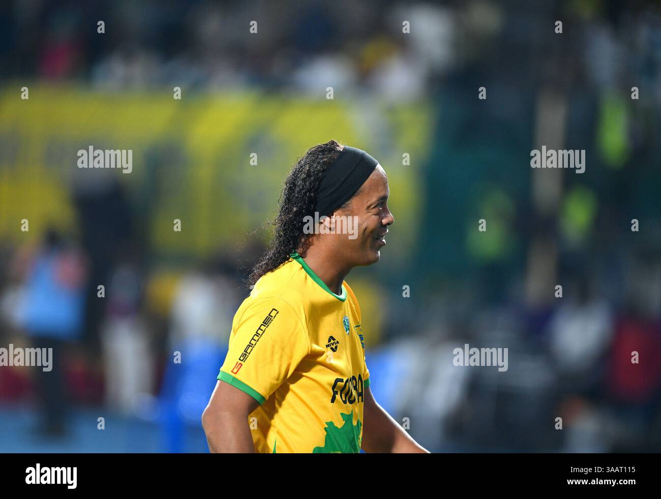 Chennai, India. 30th March, 2025. Brazil Legends Triumph Over India All-Stars 2 - 1 in Thrilling ...