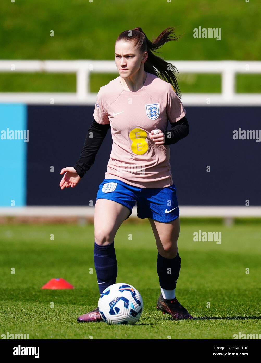England's Jess Park during a training session at St George's Park ...