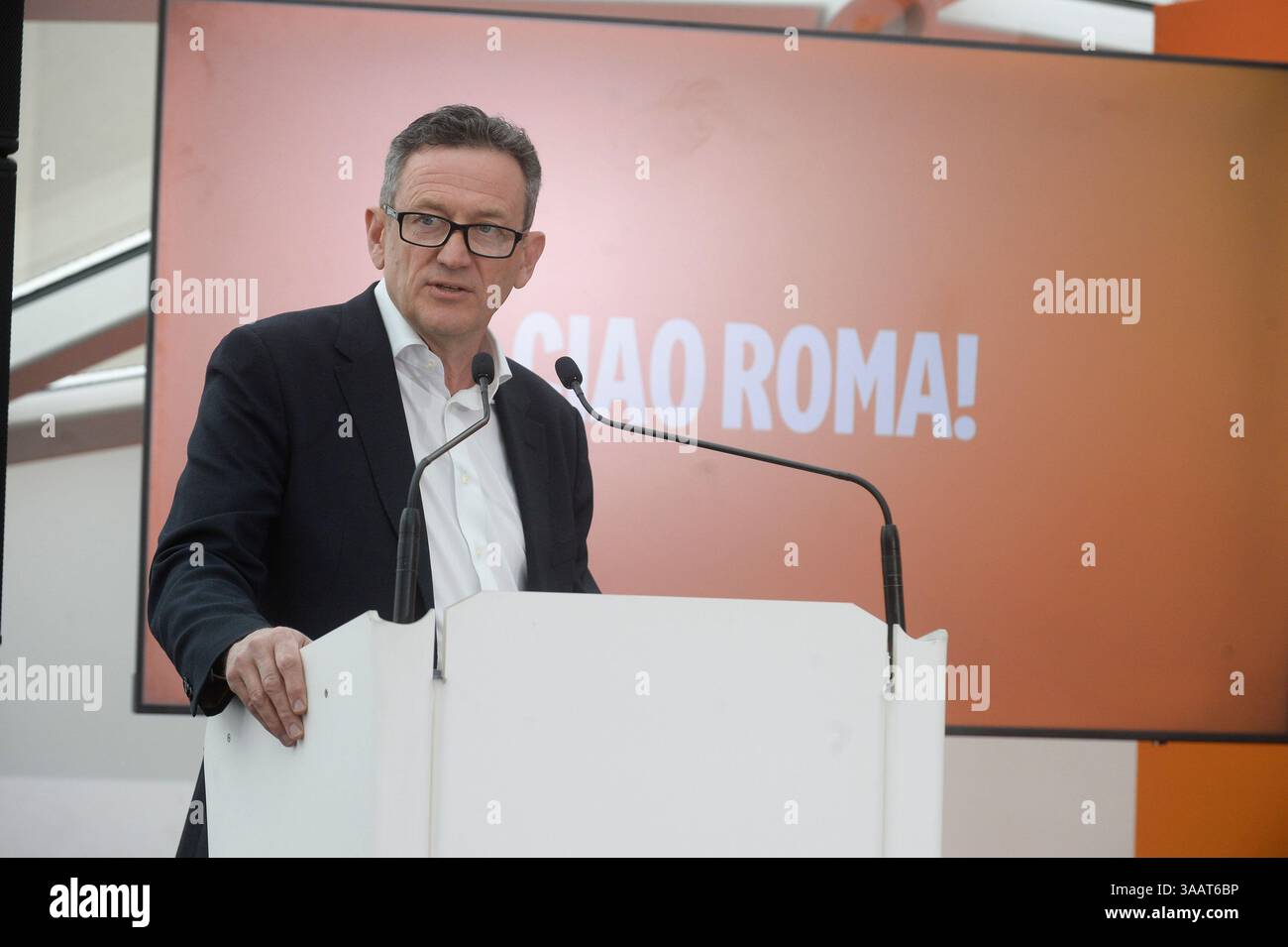 Italy, Rome, 1 April, 2025 : Kenton Jarvis, Easy Jet CEO, participates ...