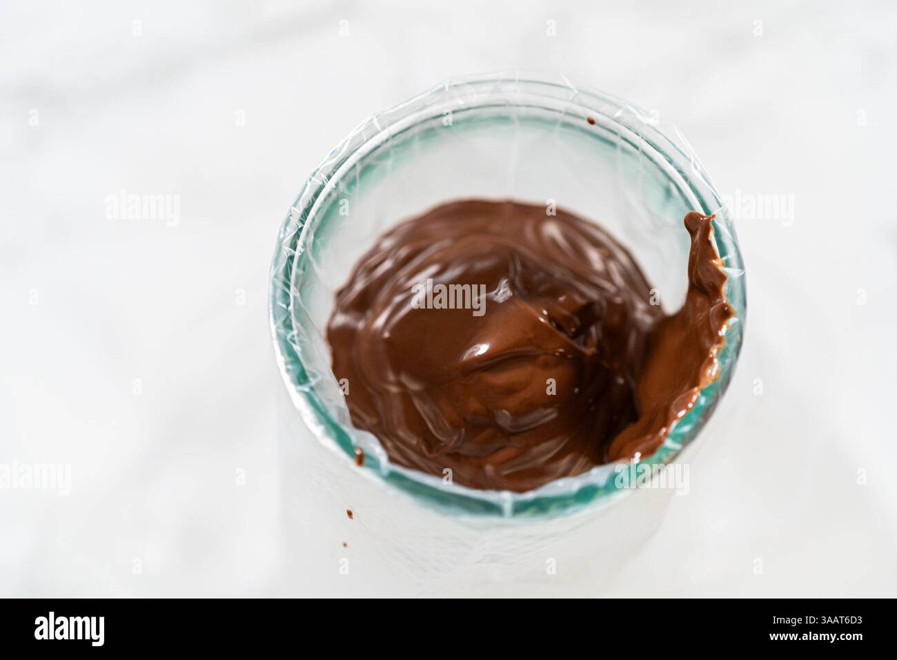 Rich Chocolate Royal Icing for Decorating Stock Photo - Alamy