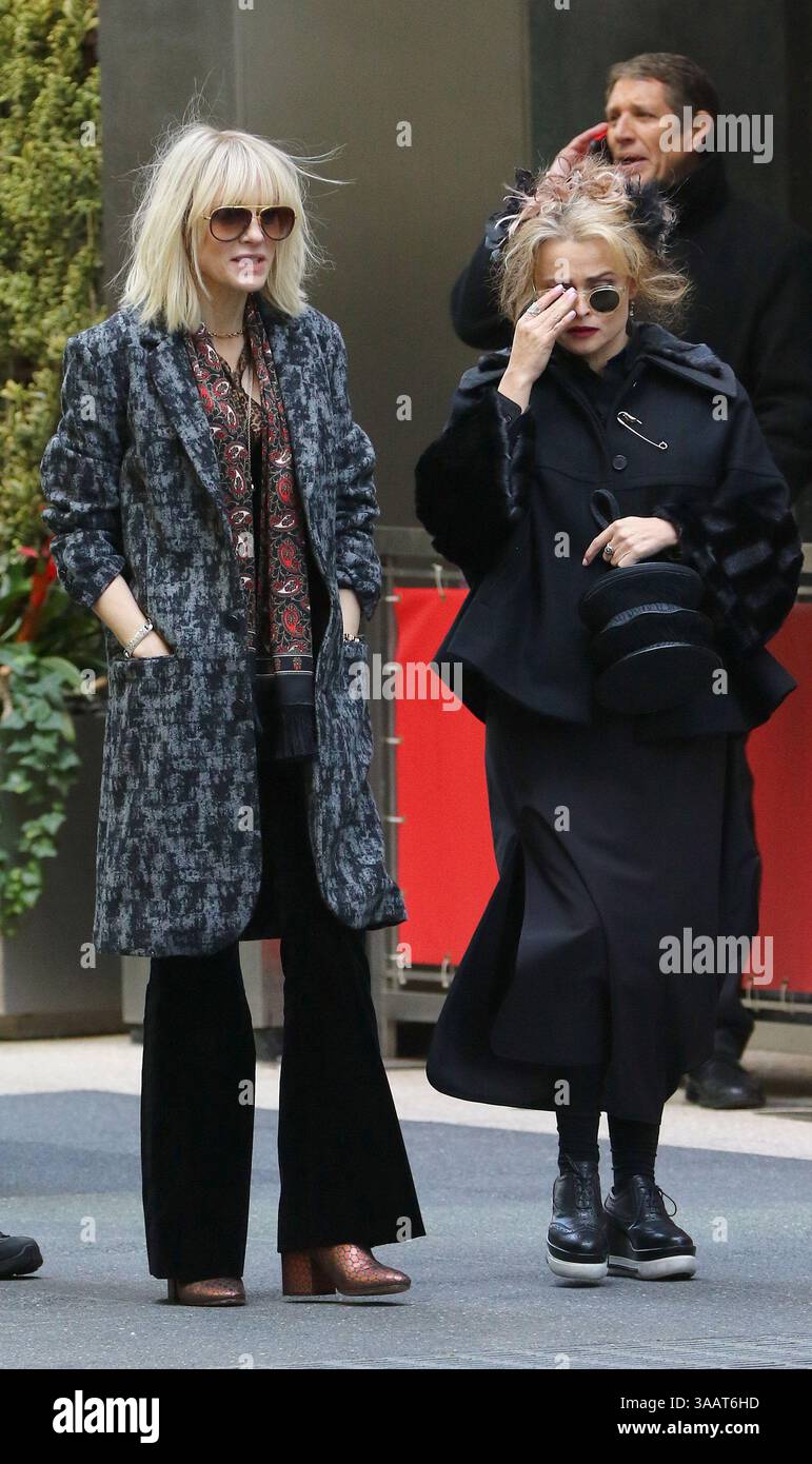 NEW YORK, NY - OCTOBER 26: Cate Blanchett, Helena Bonham Carter on the ...