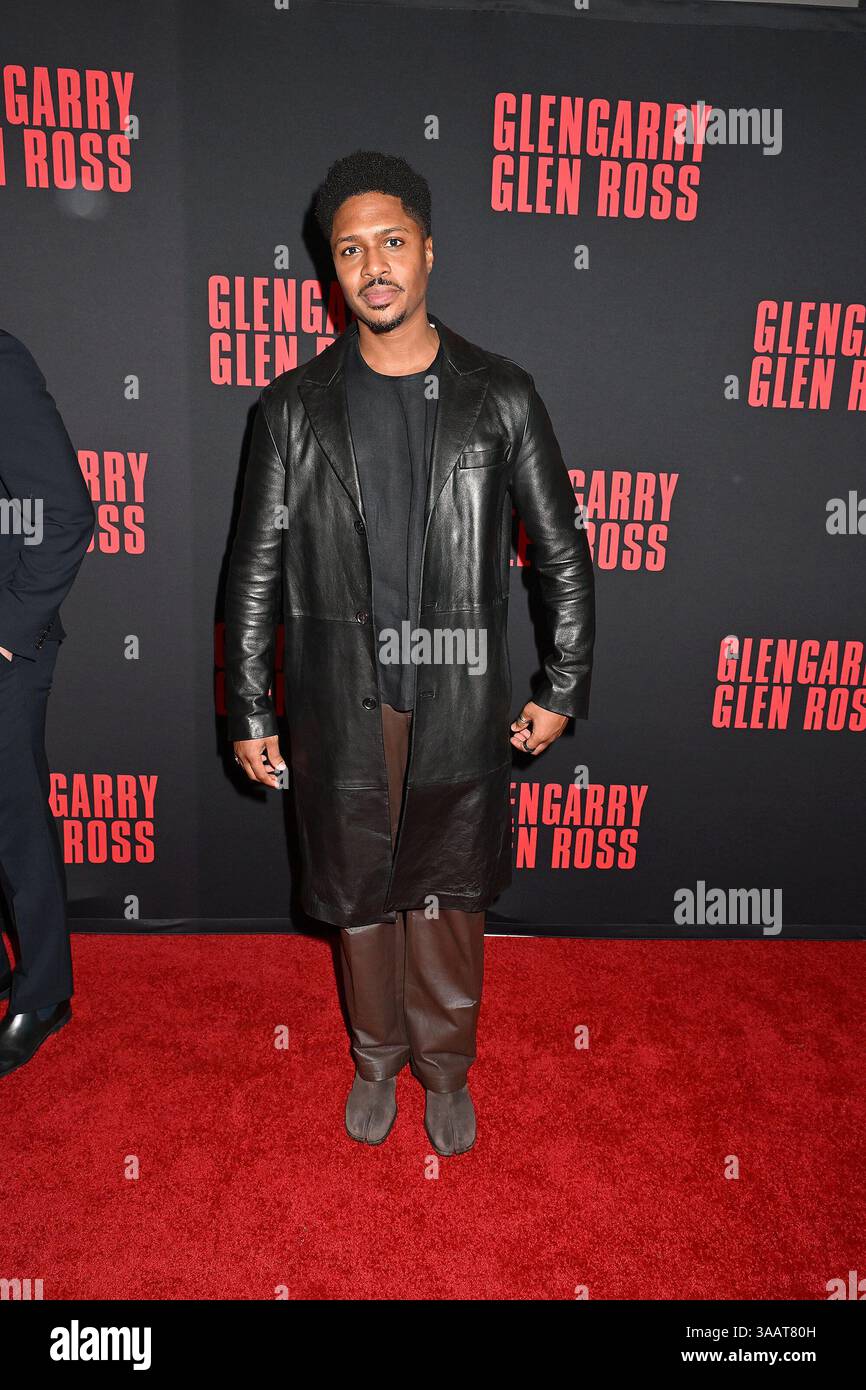Ephraim Sykes attends the "GLENNGARRY GLEN ROSS" Broadway Opening Night ...
