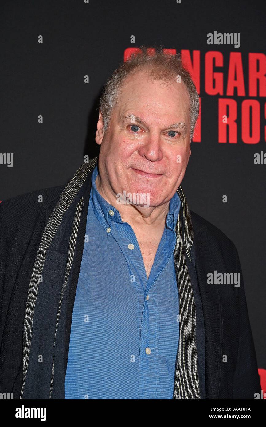 Jay O Sanders attends the "GLENNGARRY GLEN ROSS" Broadway Opening Night at The Palace Theatre in ...