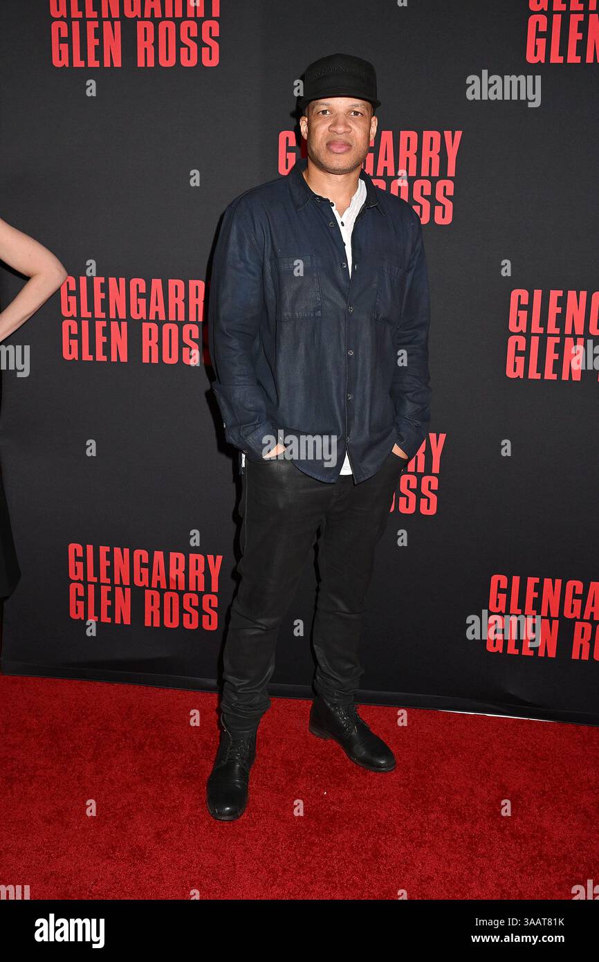 Glenn Davis attends the "GLENNGARRY GLEN ROSS" Broadway Opening Night ...