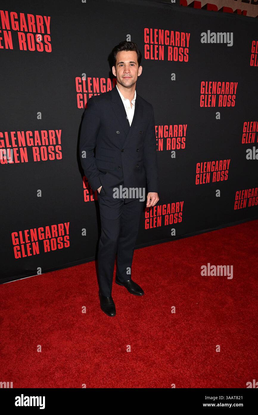 Dez Duron attends the "GLENNGARRY GLEN ROSS" Broadway Opening Night at ...