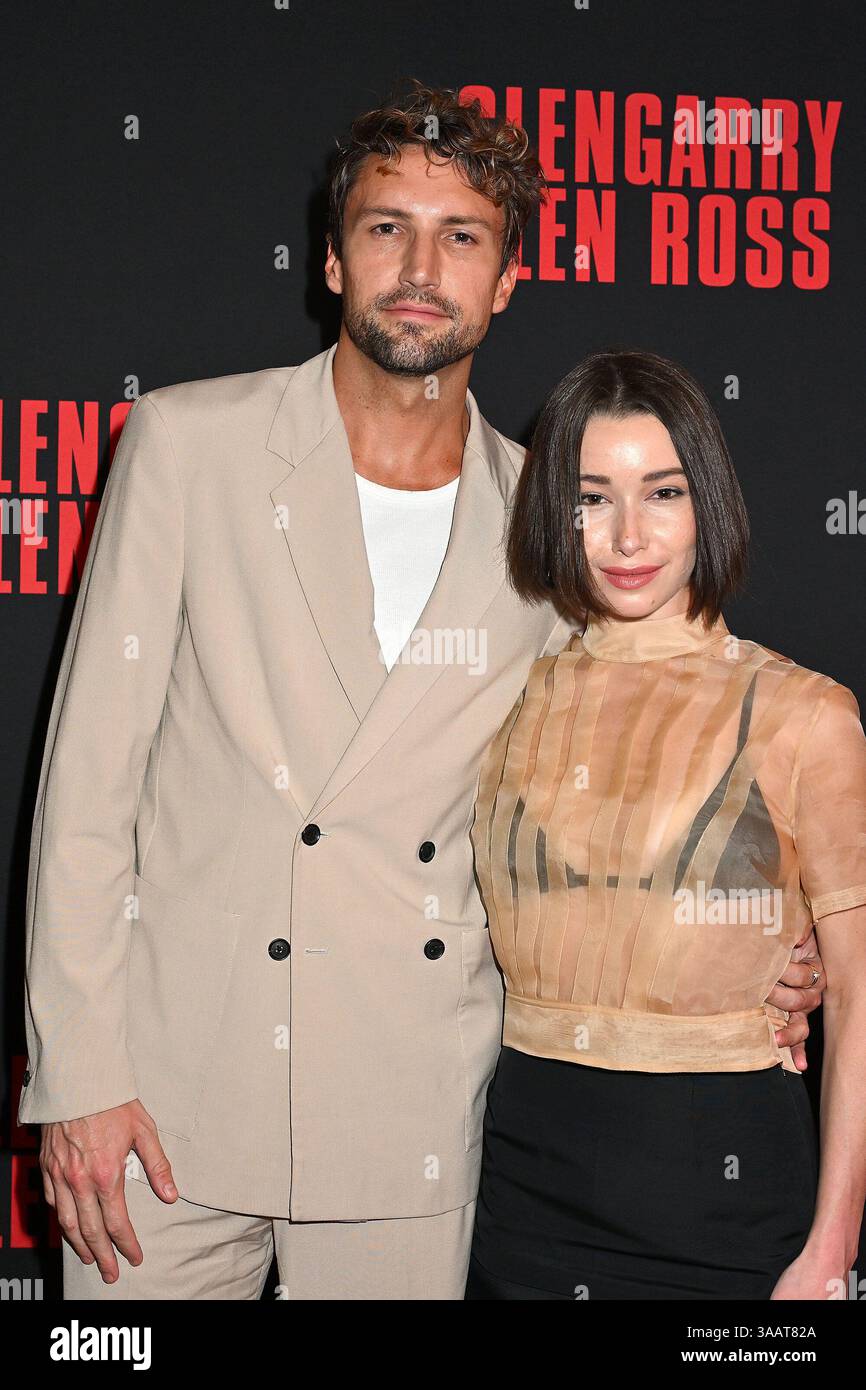 Tyler Lane and attends the "GLENNGARRY GLEN ROSS" Broadway Opening ...