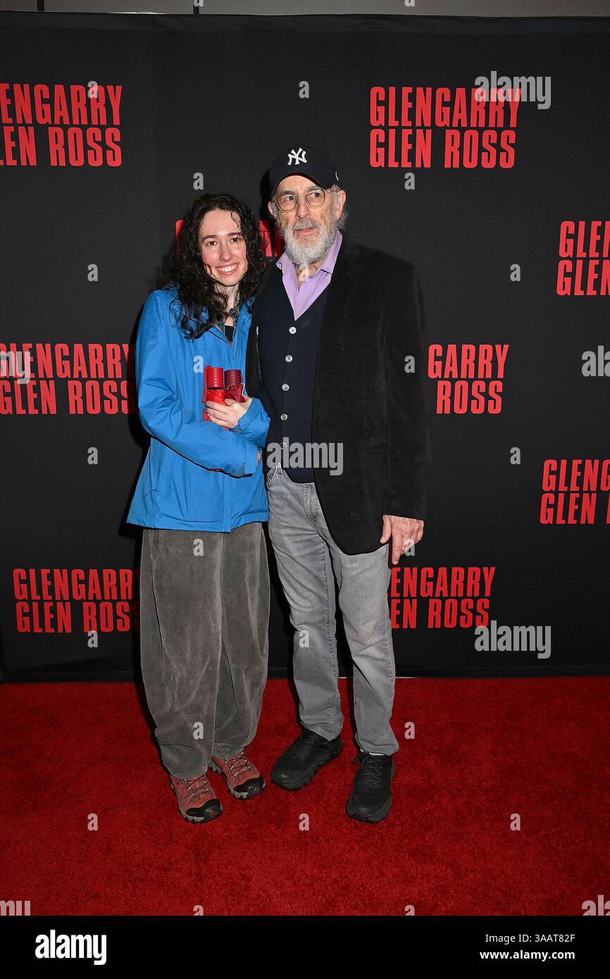 Richard Schiff and daughter attends the "GLENNGARRY GLEN ROSS" Broadway ...