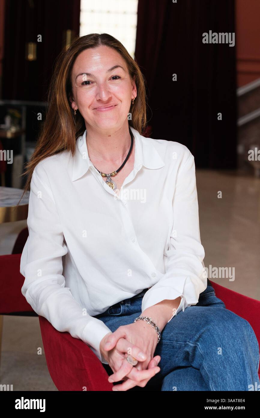 Writer Desiree Ruiz poses during the portrait session during the ...