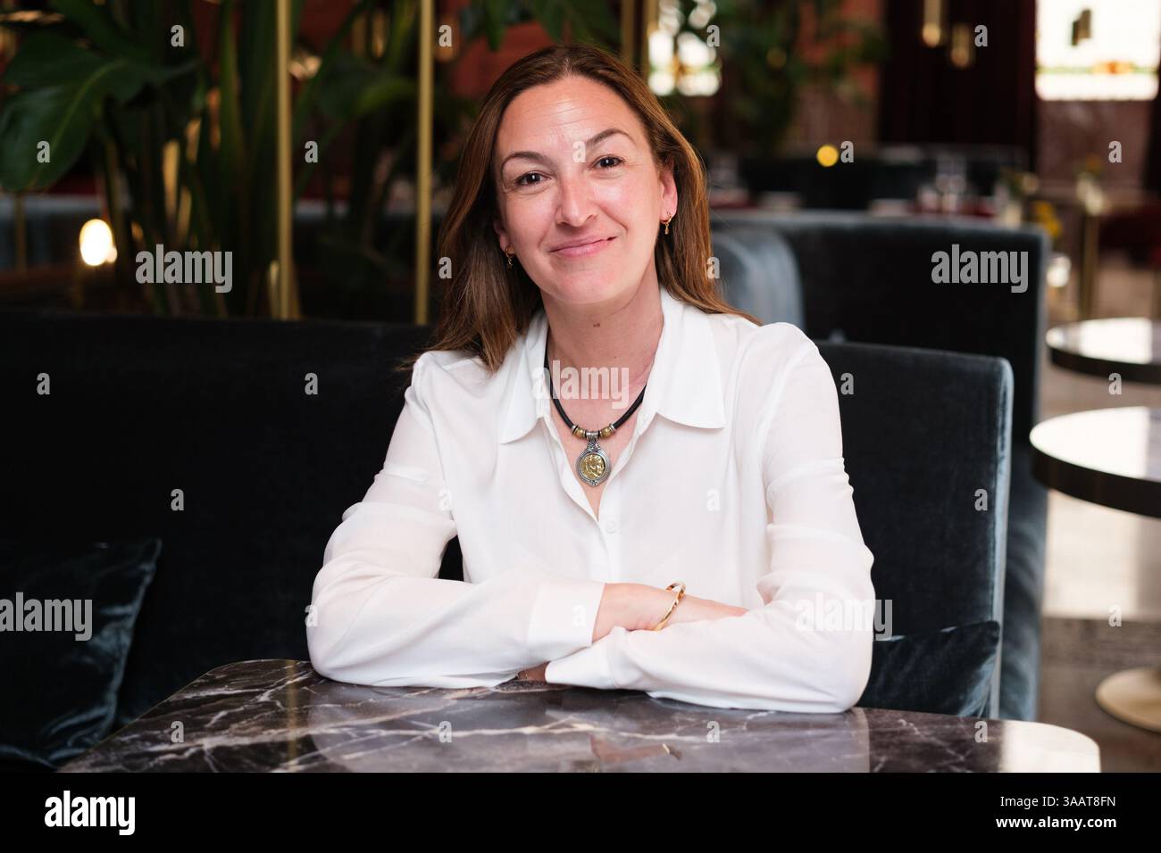 Writer Desiree Ruiz poses during the portrait session during the ...
