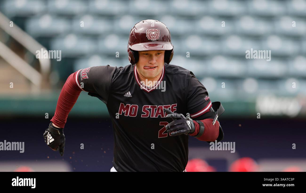 Missouri State's Carter Bergman (26) during an NCAA college baseball ...