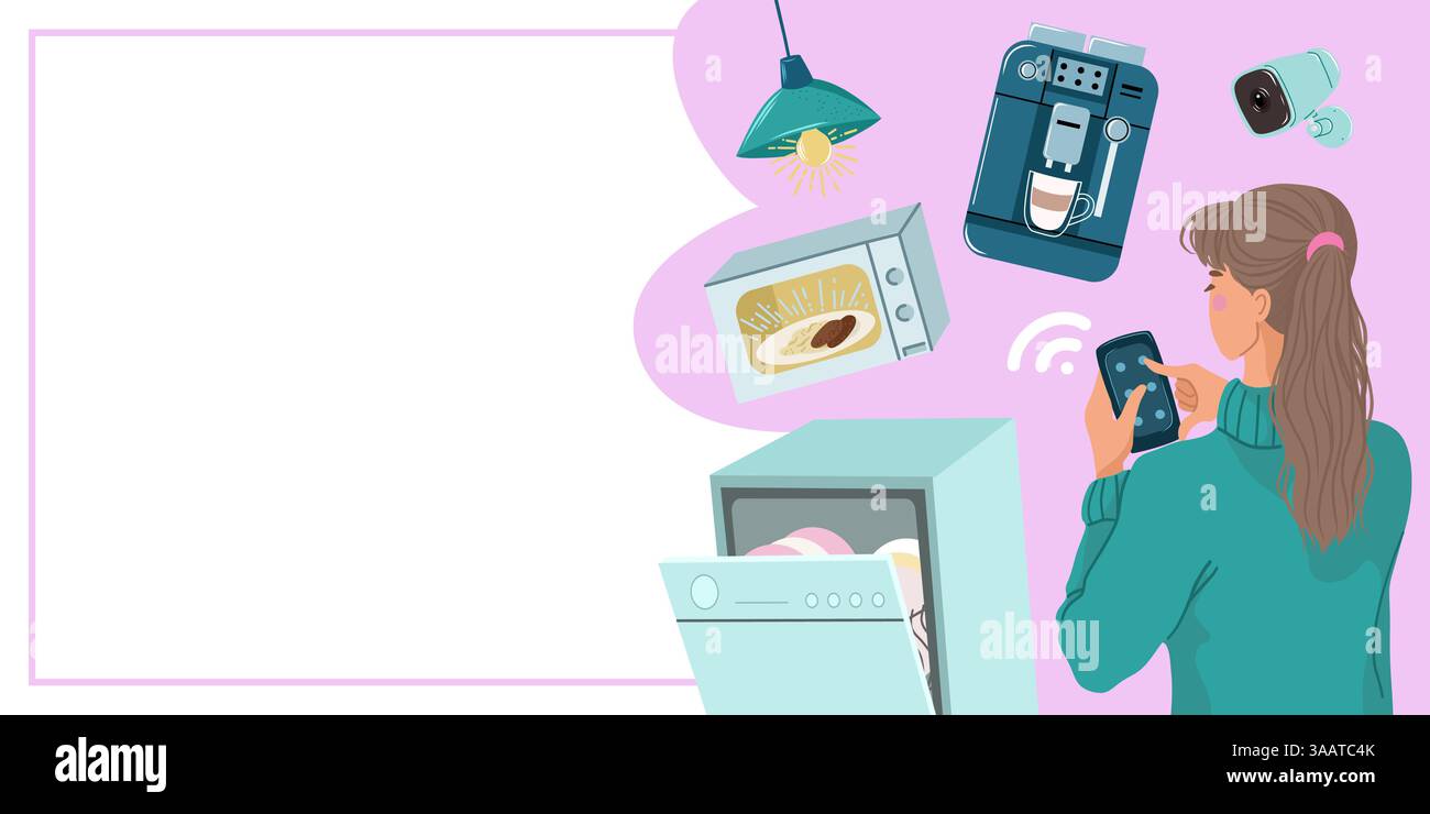 Connect appliances Stock Vector Images - Alamy