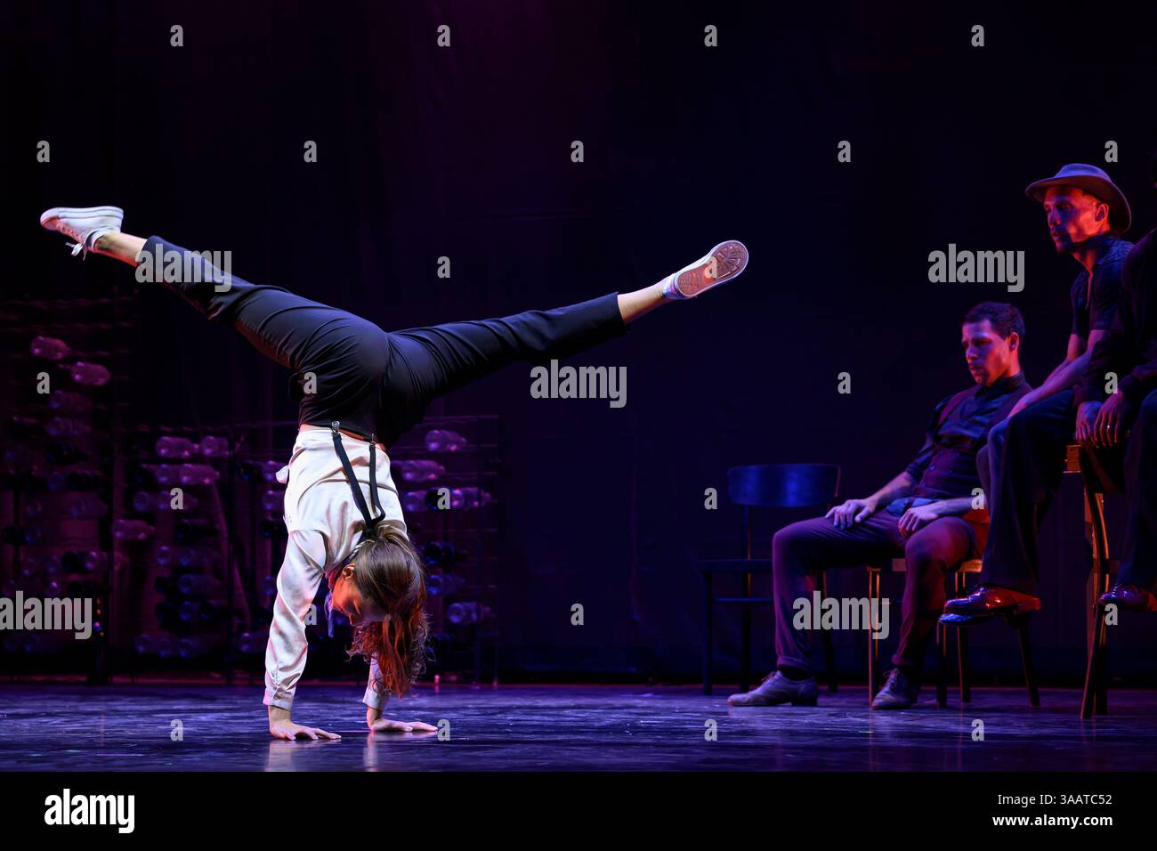 Dance N’Speak Easy, wanted posse Underbelly, McEwan Hall Stock Photo ...