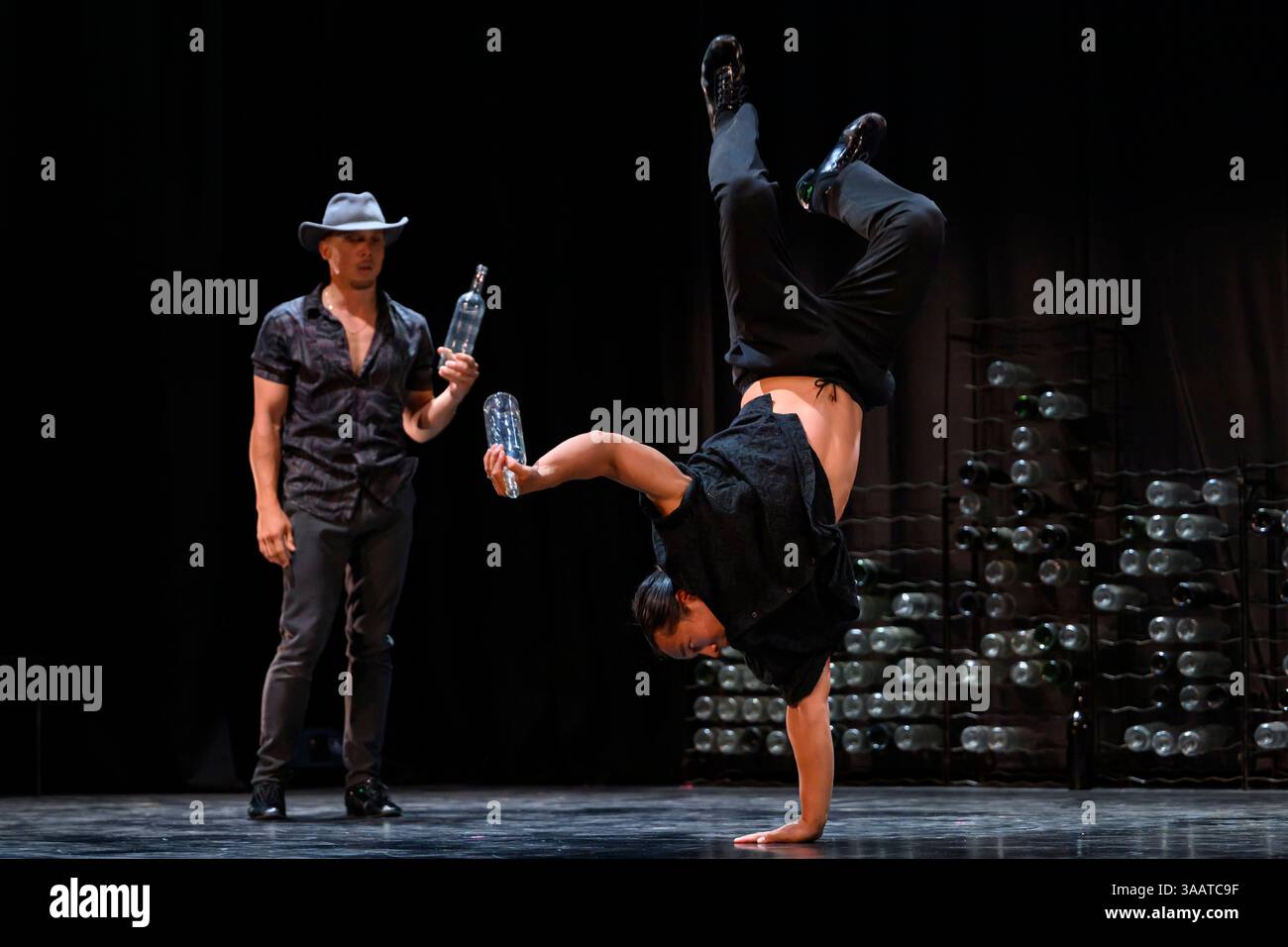 Dance N’Speak Easy, wanted posse Underbelly, McEwan Hall Stock Photo ...