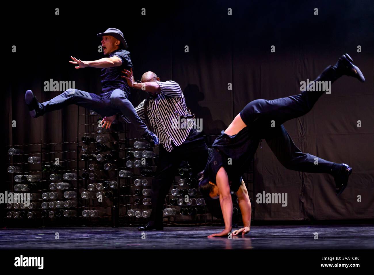 Dance N’Speak Easy, wanted posse Underbelly, McEwan Hall Stock Photo ...
