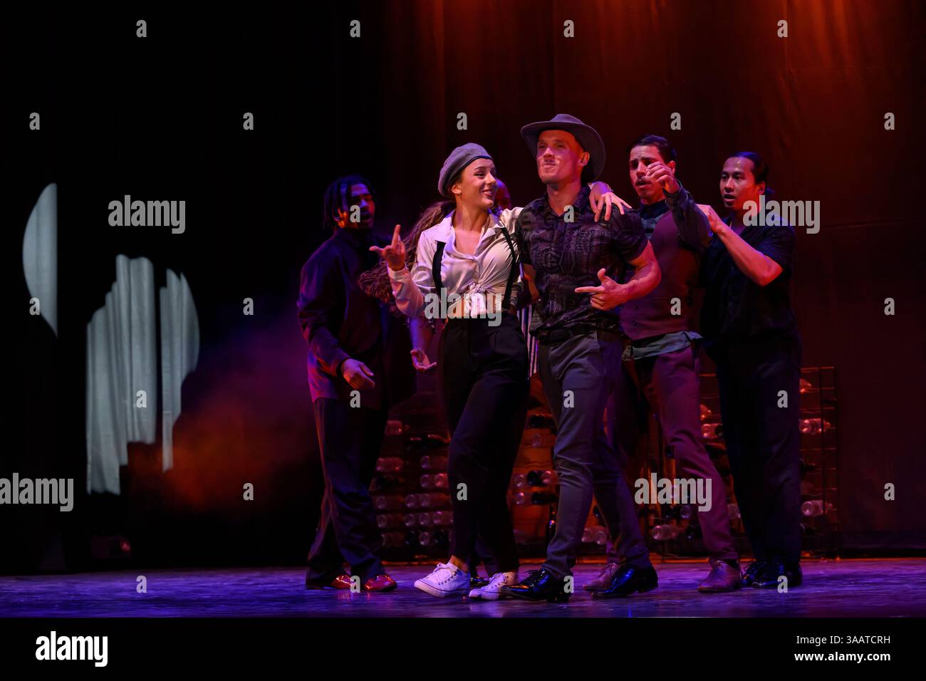 Dance N’Speak Easy, wanted posse Underbelly, McEwan Hall Stock Photo ...