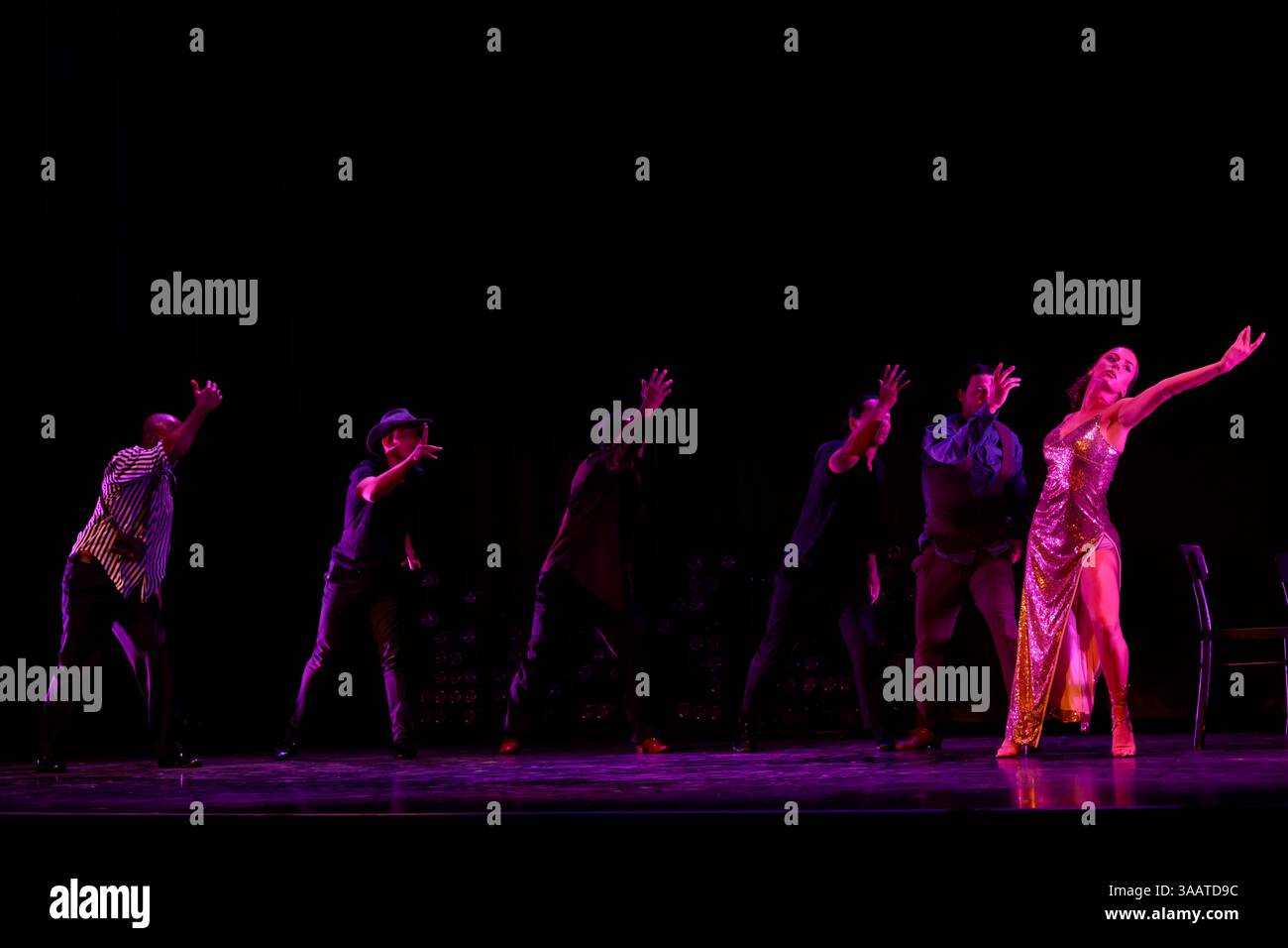 Dance N’Speak Easy, wanted posse Underbelly, McEwan Hall Stock Photo ...