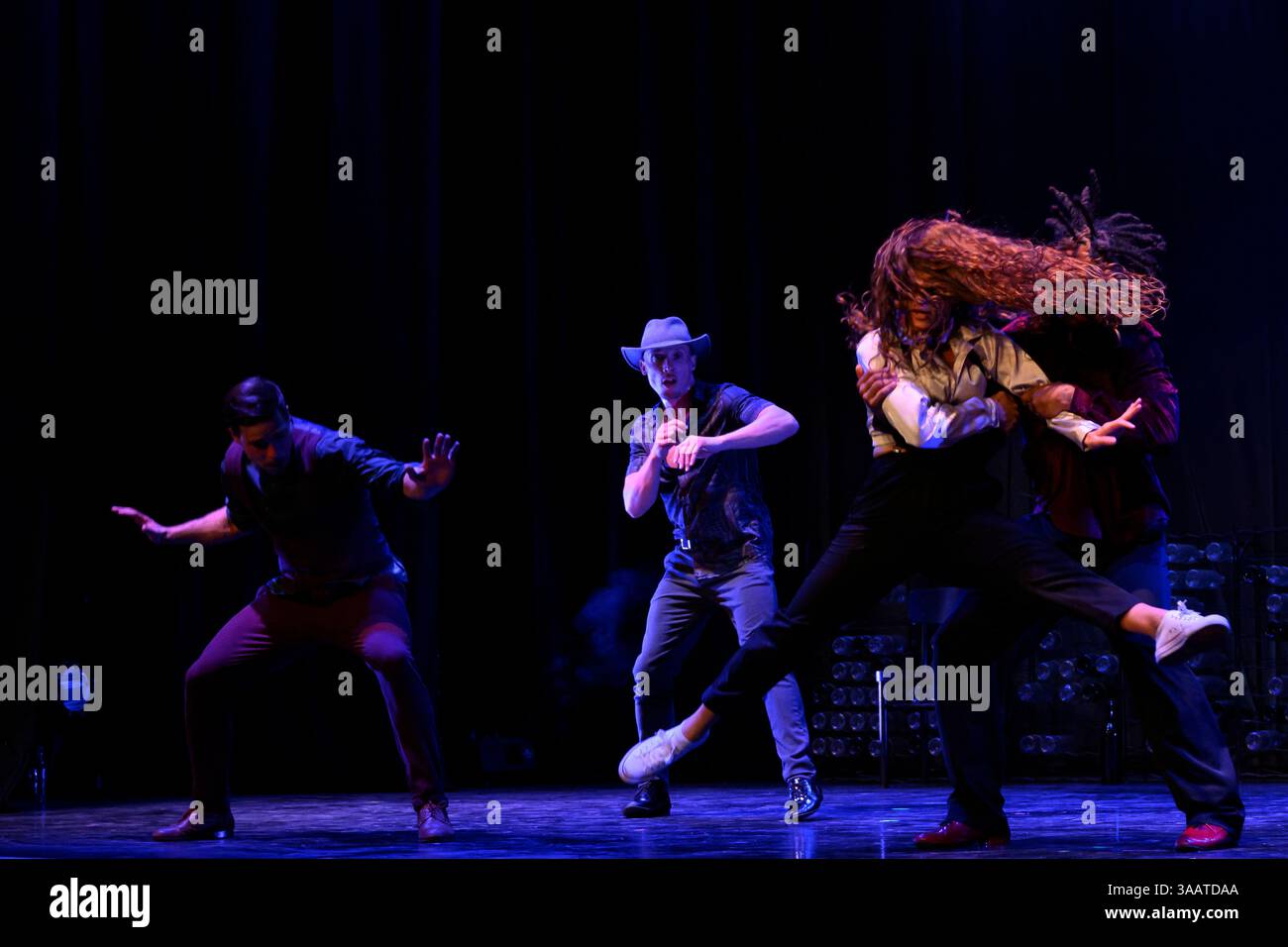 Dance N’Speak Easy, wanted posse Underbelly, McEwan Hall Stock Photo ...