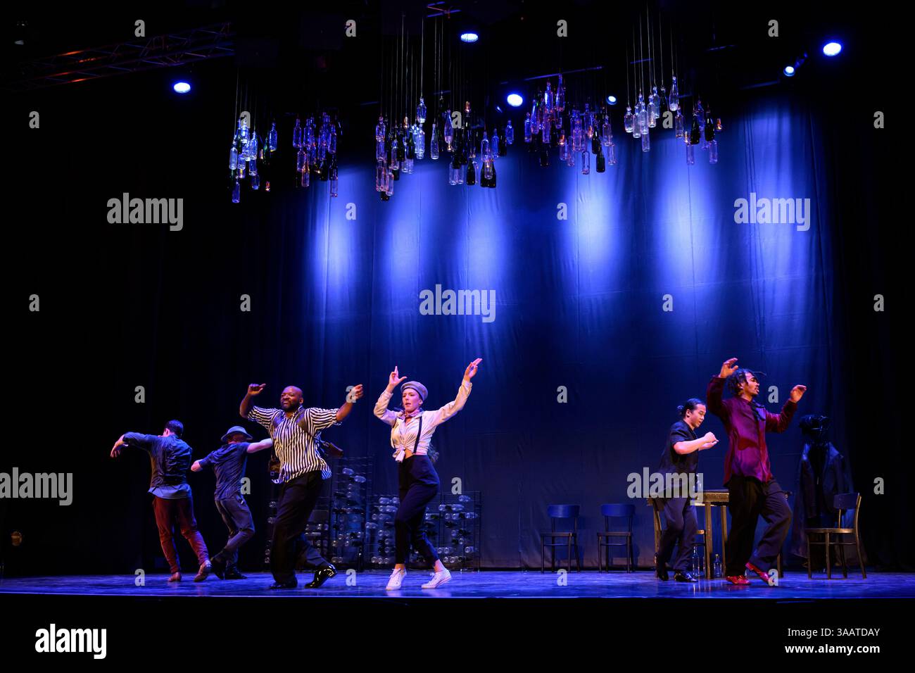 Dance N’Speak Easy, wanted posse Underbelly, McEwan Hall Stock Photo ...