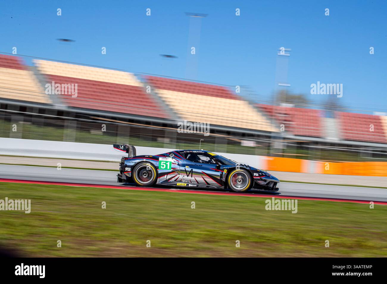 Barcelona, Spain. 31st Mar, 2025. #51 AF Corse (ITA) Ferrari 296 (LMGT3 ...