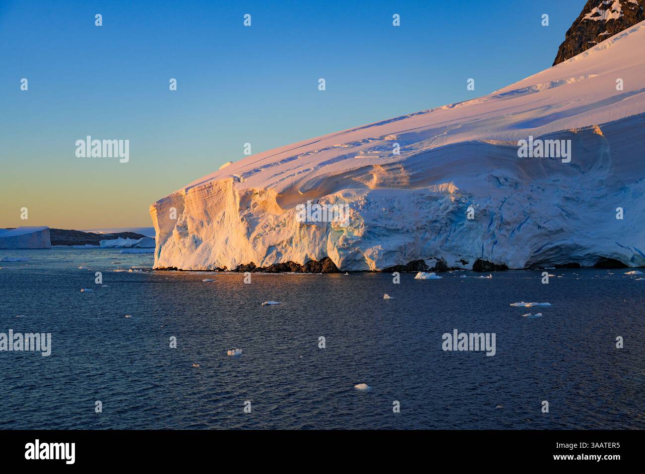 Lemaire Channel off the coast of Antarctica, separating Kyiv Peninsula ...