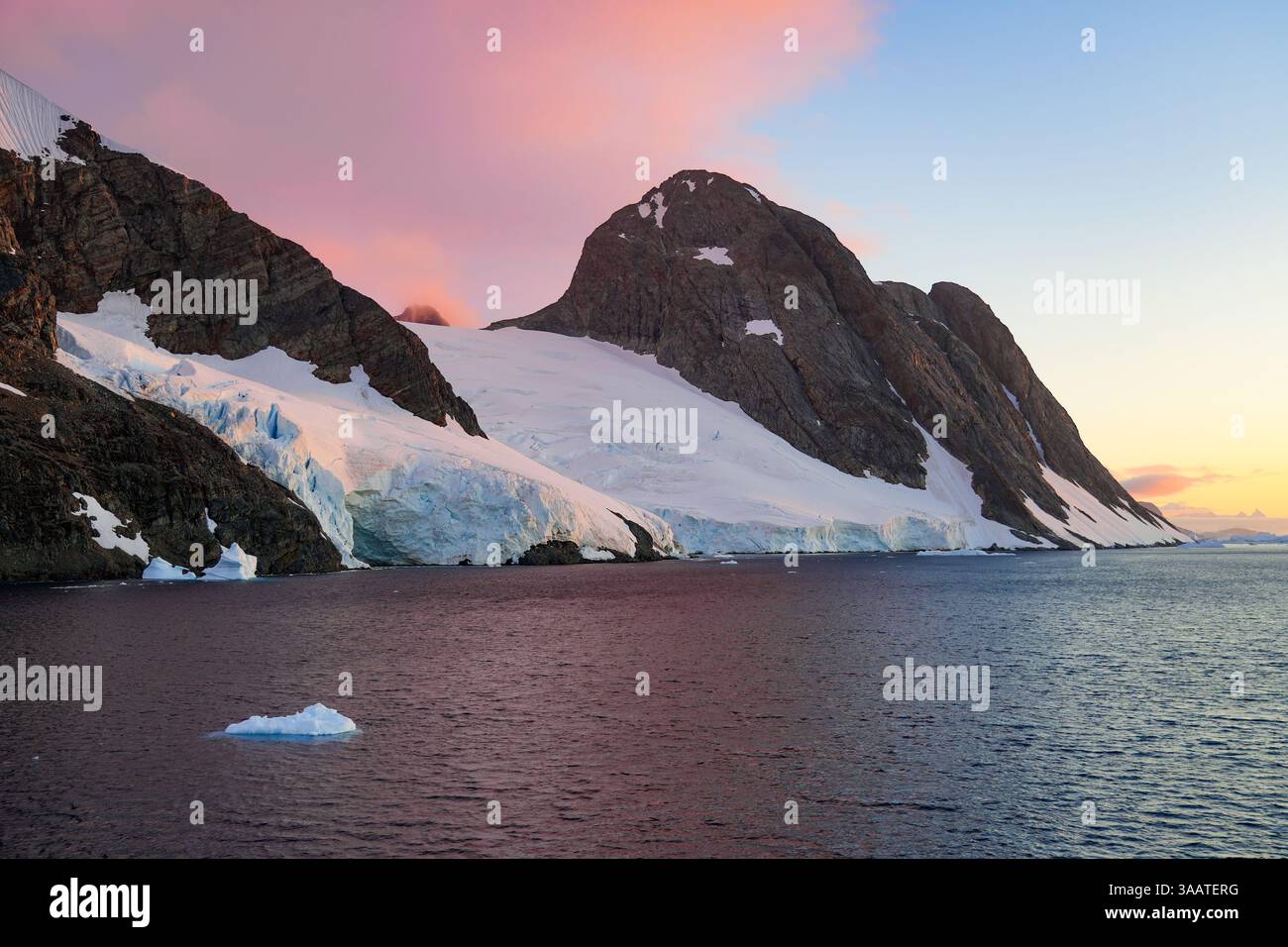 Cape Cloos at the southern end of Lemaire Channel off the coast of ...