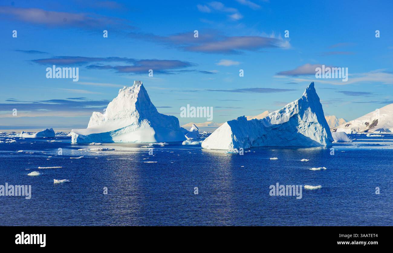 Iceberg floating near Lemaire Channel off the coast of Antarctica ...