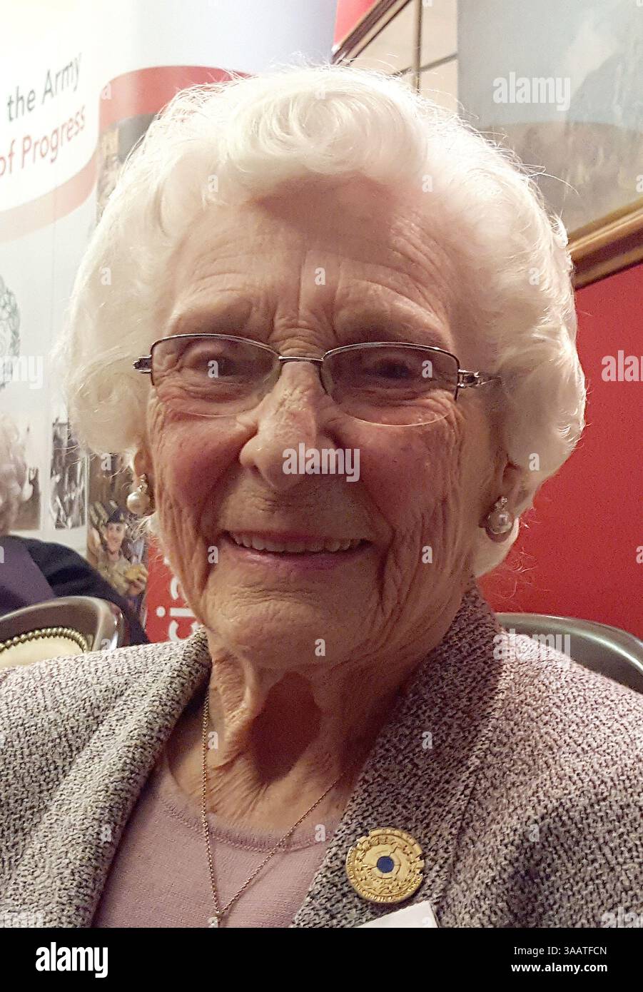 File photo dated 12/10/17 of Betty Webb, 94, of Birmingham, who was ...