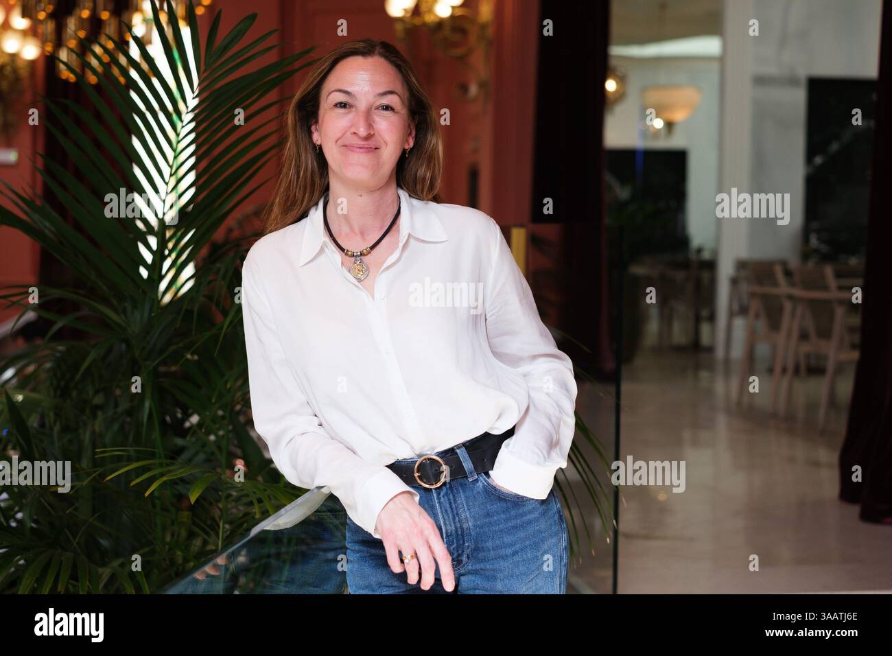 Writer Desiree Ruiz poses during the portrait session during the ...