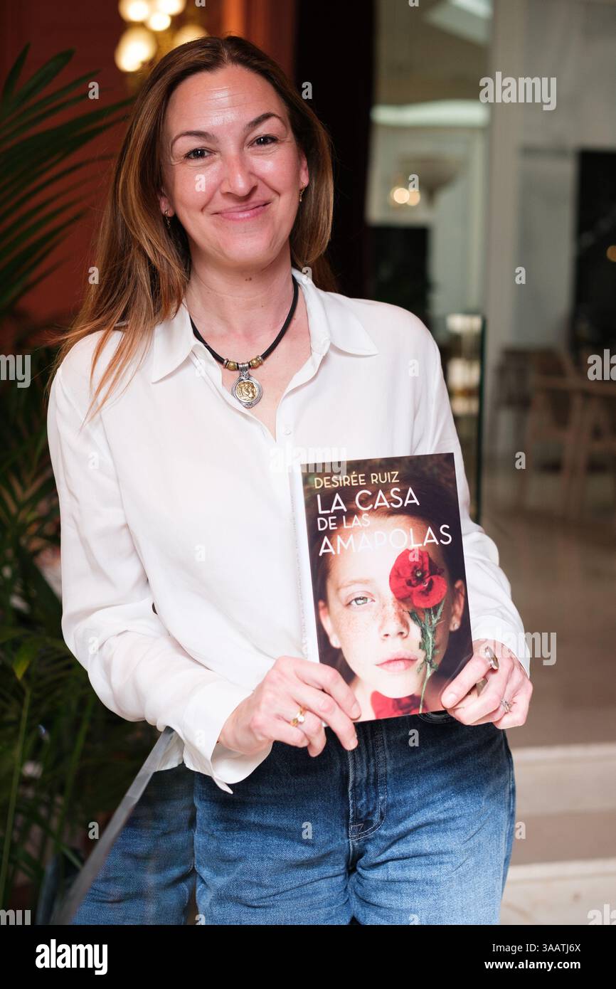 Writer Desiree Ruiz poses during the portrait session during the ...