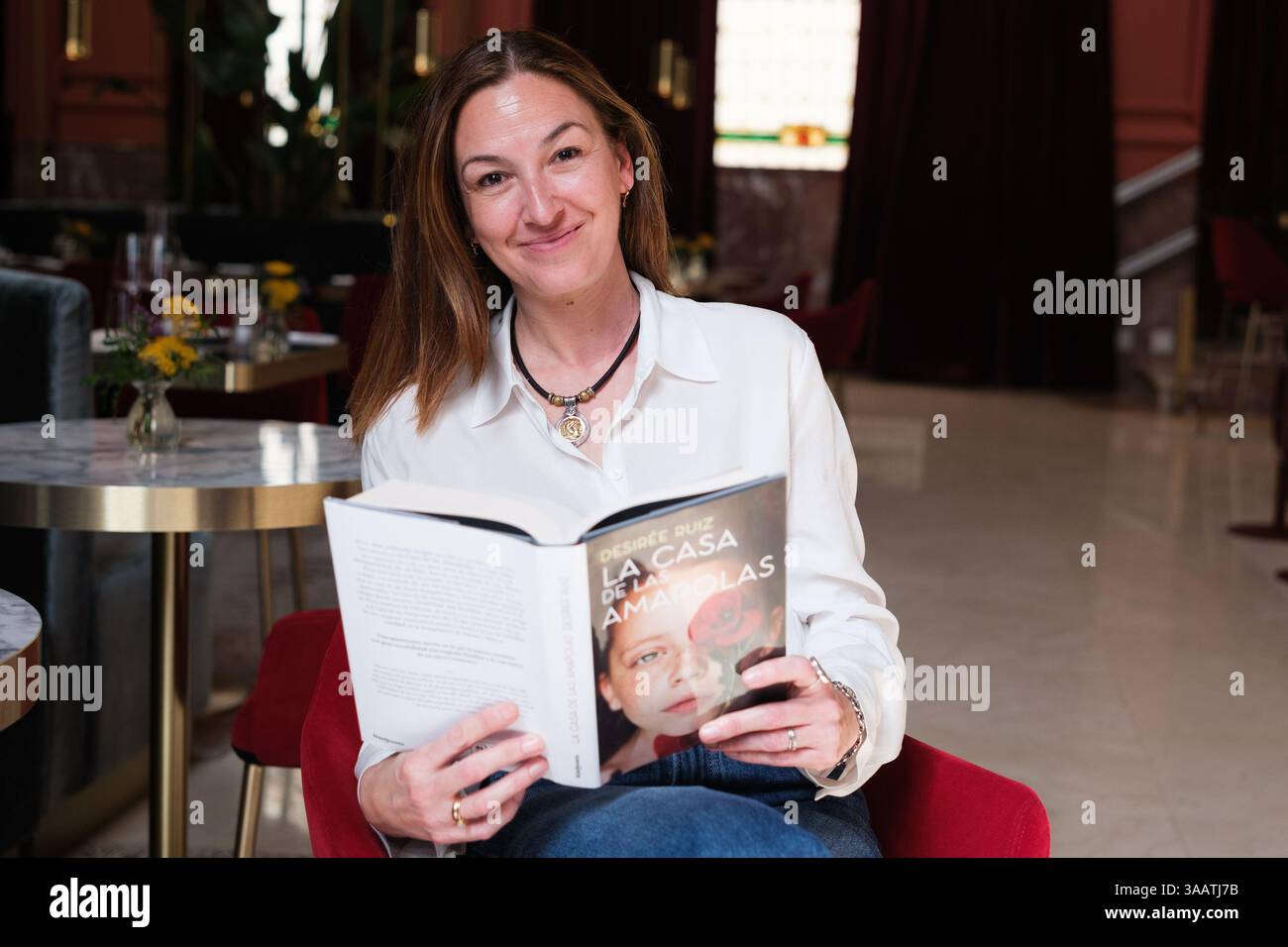 Writer Desiree Ruiz poses during the portrait session during the ...