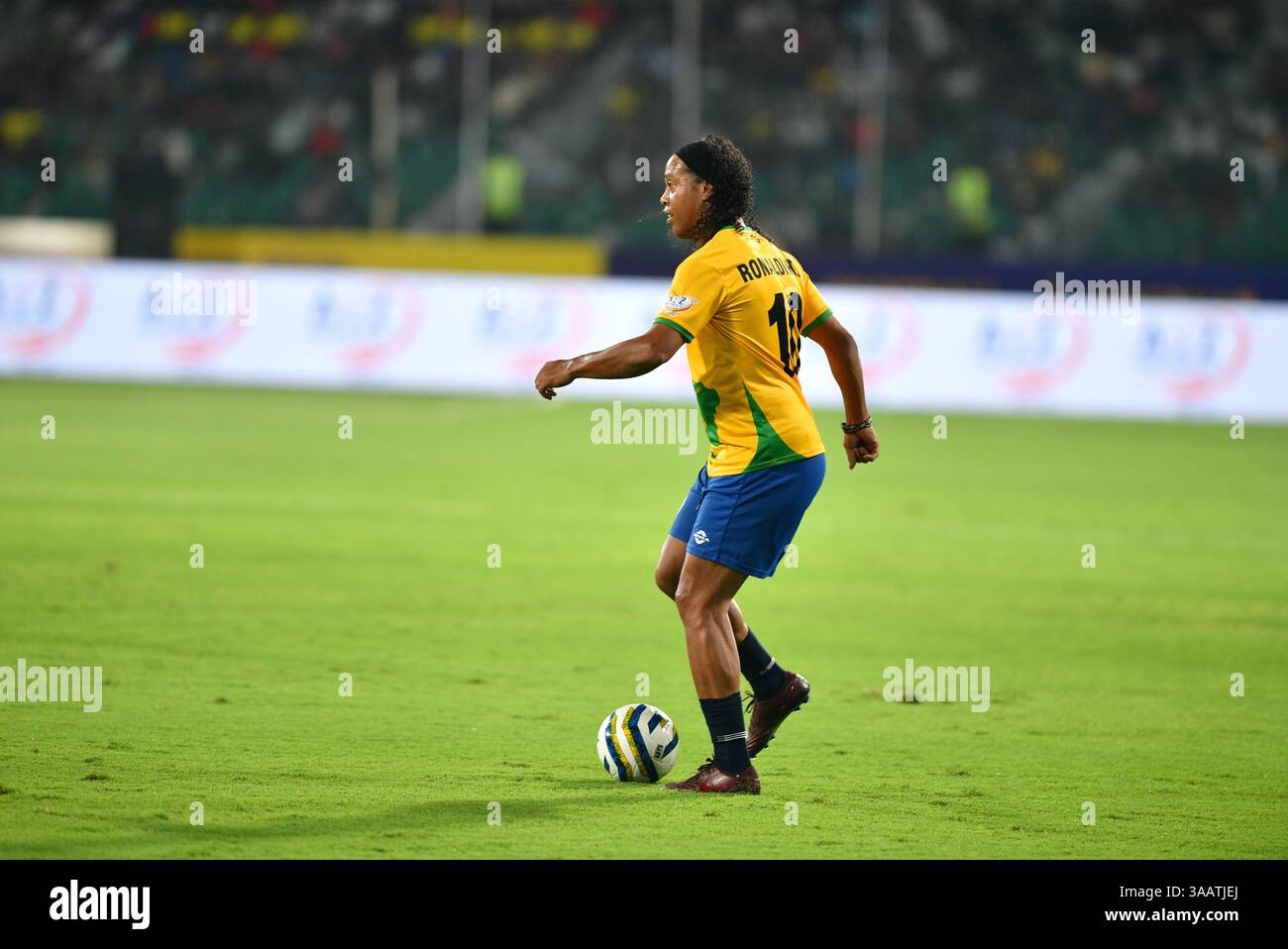 Chennai, India. 30th March, 2025. Brazil Legends Triumph Over India All-Stars 2 - 1 in Thrilling ...