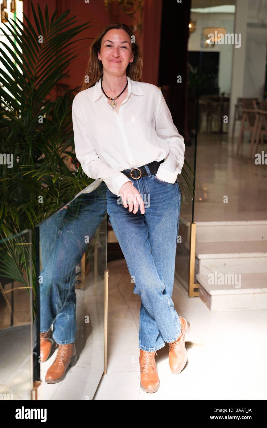 Writer Desiree Ruiz poses during the portrait session during the ...