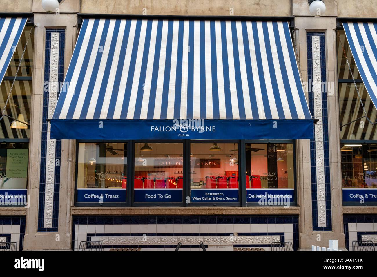 Dublin, Ireland- Feb 4, 2025: The front of Fallon & Byrne in Dublin ...