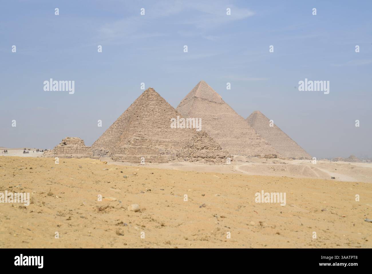 Egypt. 25th Feb, 2025. The pyramids of Giza, also called the Giza ...