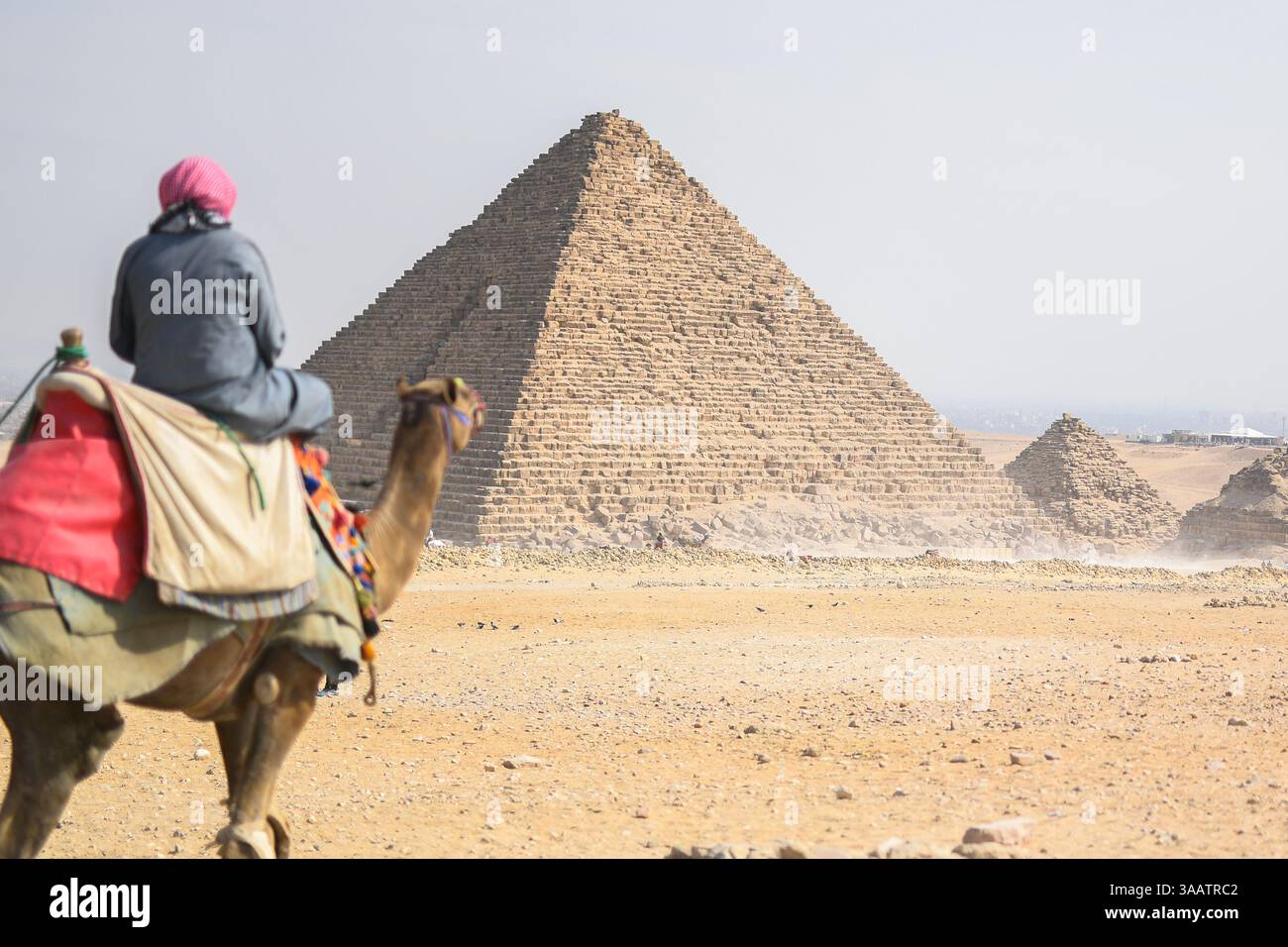 Egypt. 25th Feb, 2025. The pyramids of Giza, also called the Giza ...