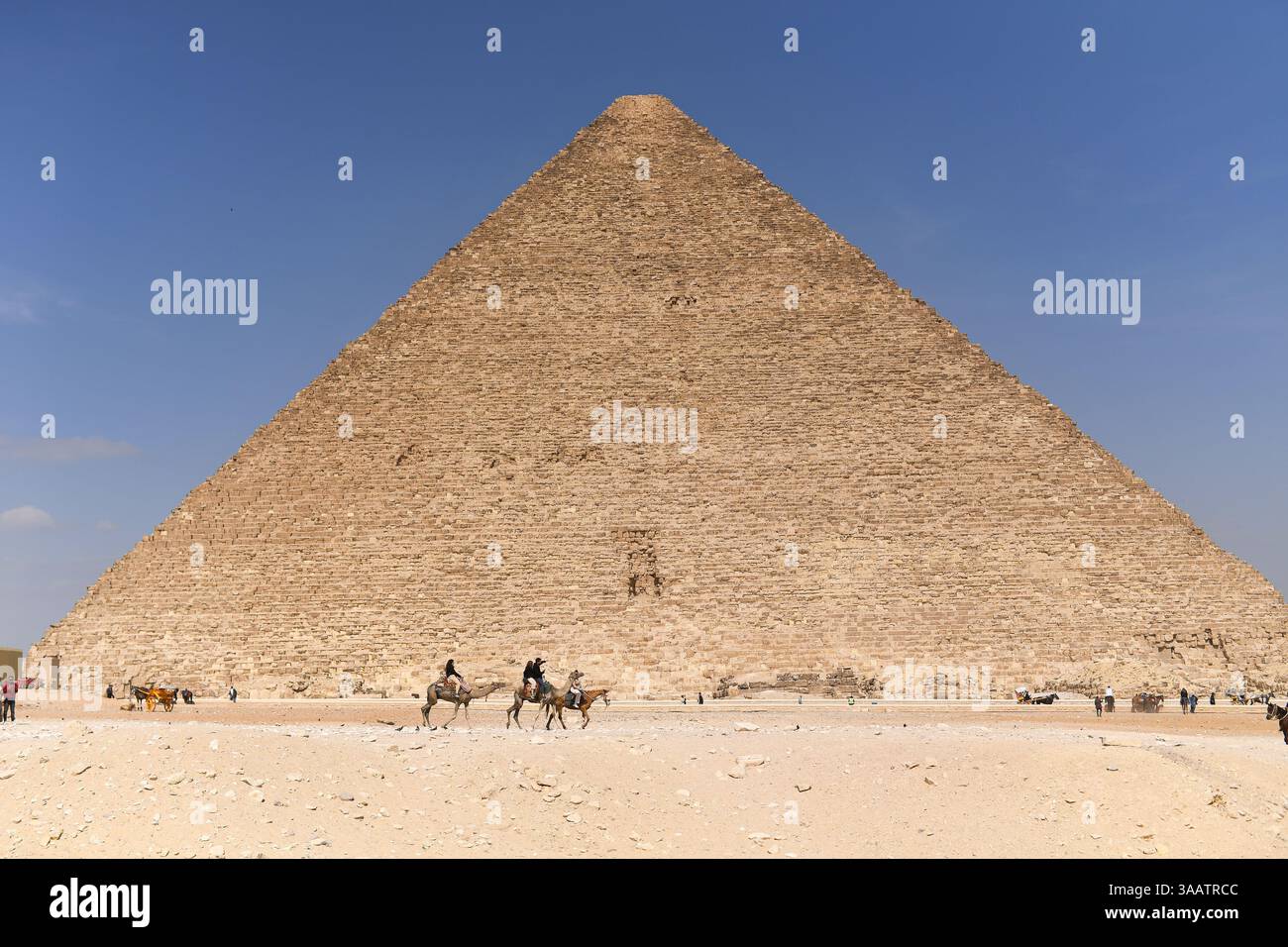 Egypt. 25th Feb, 2025. The pyramids of Giza, also called the Giza ...