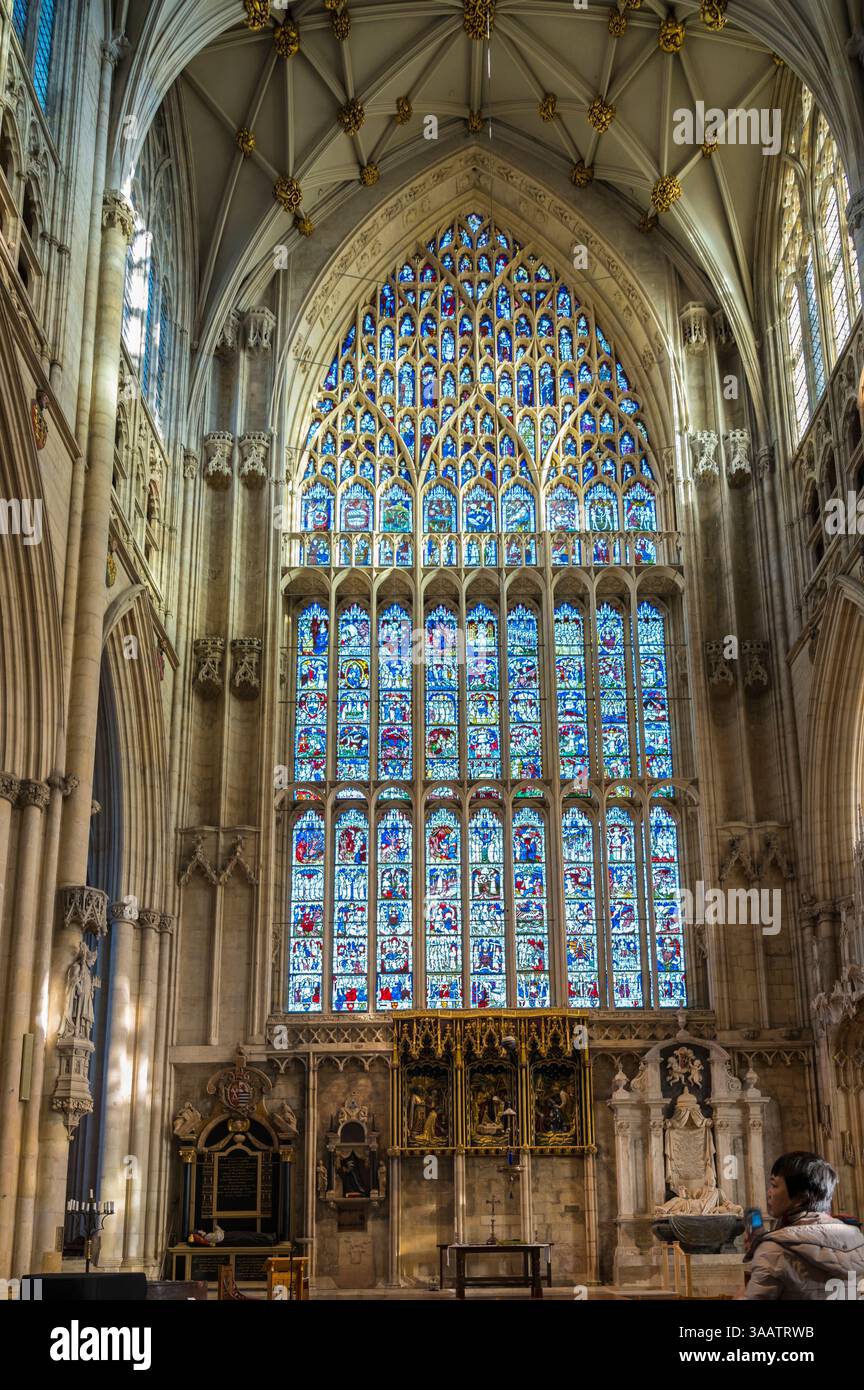 Interior of York Minster formally the Cathedral and Metropolitical ...