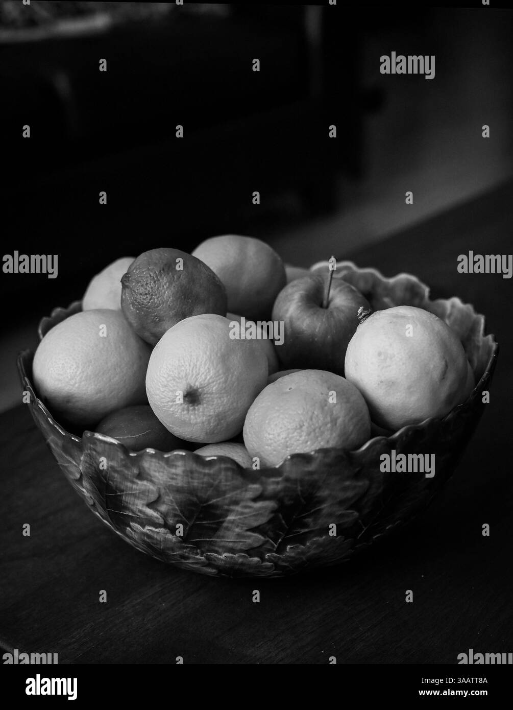 Citrus lime fruit in Black and White Stock Photos & Images - Alamy